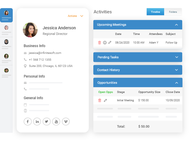 CRM with Help Desk for Sales & Support | BIGcontacts by ProProfs