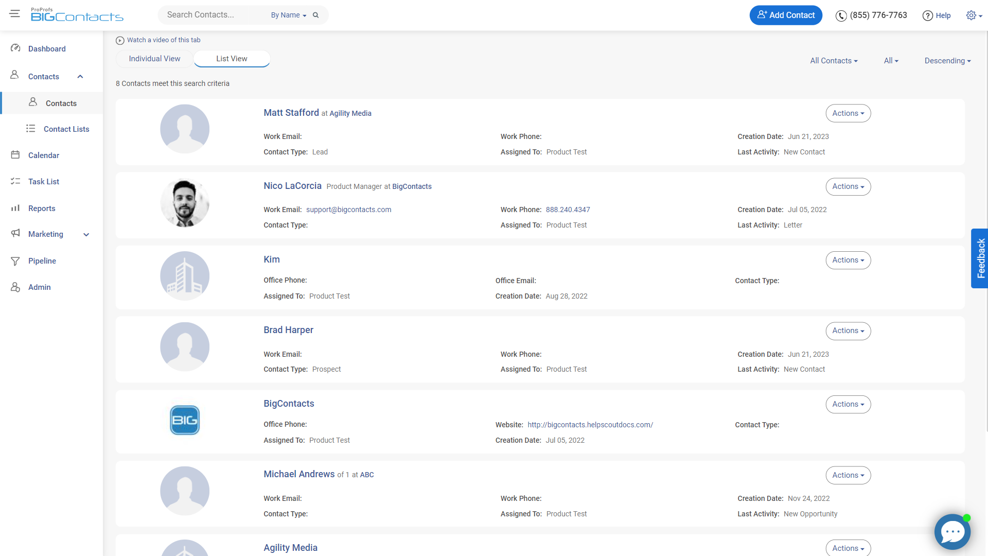 List of 15 Best Contact Management Software in 2024